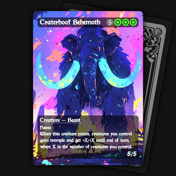 Craterhoof Behemoth | Premium MTG Proxy – Mythic Magic Gaming